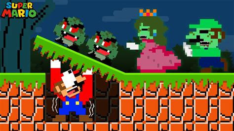 Mario Hide And Seek Zombie Peach And Luigi Game Animation Youtube