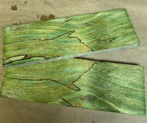 Stabilized Spalted Tamarind Knife Handle Scales 516 X 2 X 6 Tg97 Etsy