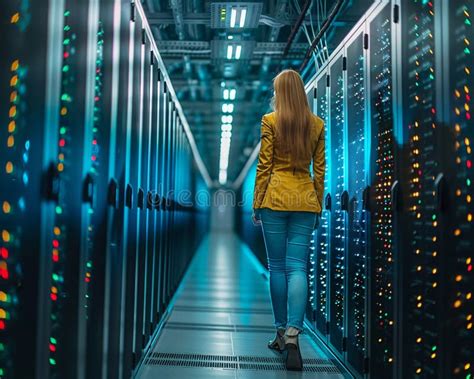 Behind Scenes At Data Center Efficient Computing Systems Being Tested By Engineers Focus On