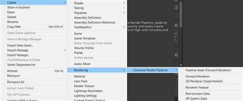 Urp Cant Select Rendering Path Forwarddefered Unity Engine Unity