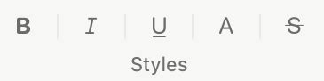 How Do I Set A Font Or Change Text Appearance To Bold Italics Underline Etc Final Draft