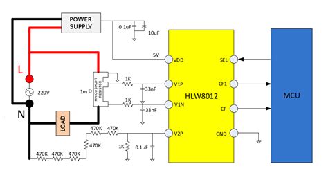 The Hlw8012 Ic In The New Sonoff Pow Tinkerman The Hlw8012 Ic In The New Sonoff Pow Tinkerman