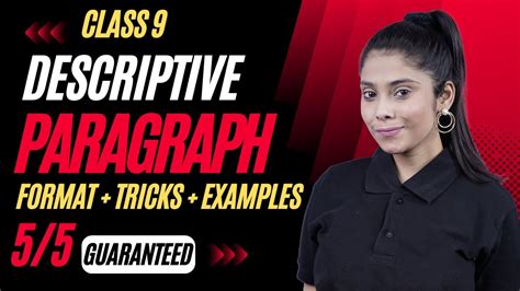 Descriptive Paragraph Writing Skills Format Tricks And Examples Class 9 Taniya Maam