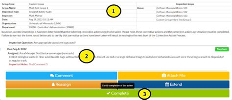 Safetystratus Support Resolve A Corrective Action Umn University Health And Safety