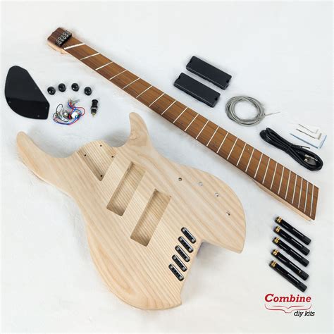 Multiscale Headless 5 String Bass Kit Combine Guitars
