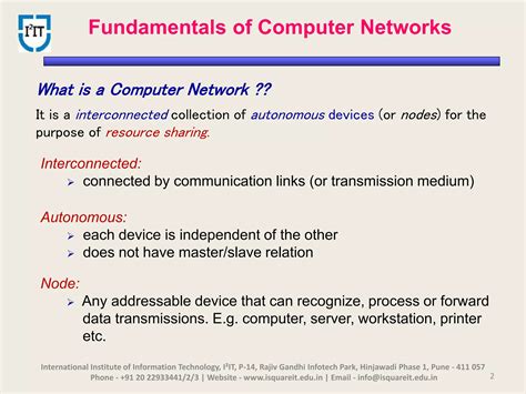 Fundamentals Of Computer Networks PPTX