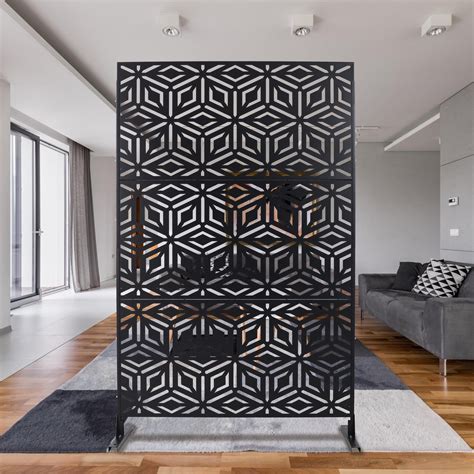 Lili Outdoor And Indoor Privacy Screen Metal Privacy Screen 76 H×48 W