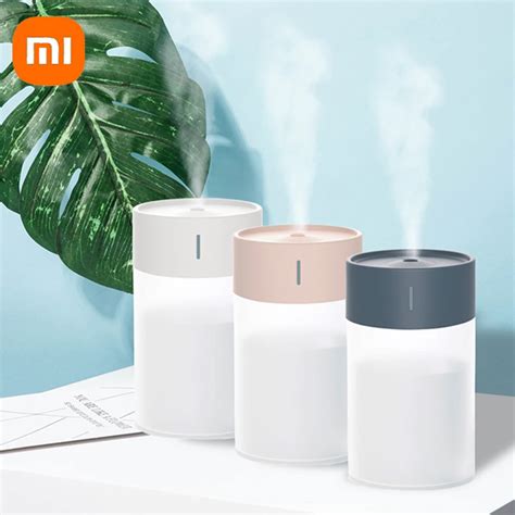 샤오미 휴대용 공기 가습기 미니 가정용 지능형 용량 아로마 테라피 초음파 아로마 테라피 에센셜 오일 디퓨저