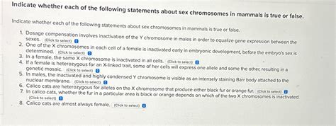 solved indicate whether each of the following statements