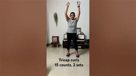 Tricep Curls Womenabove50 Armstrength Healthandfitness Youtube