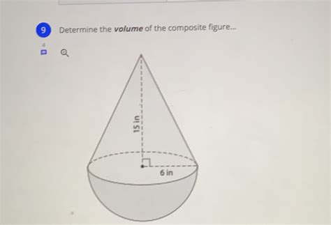 Solved Determine The Volume Of The Composite Figure Q [math]