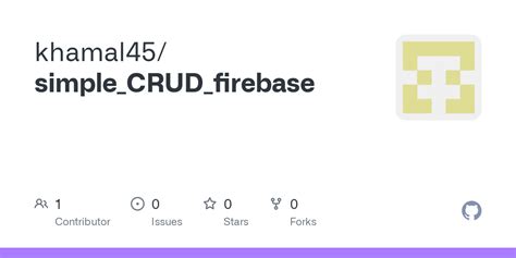 Github Khamal Simple Crud Firebase