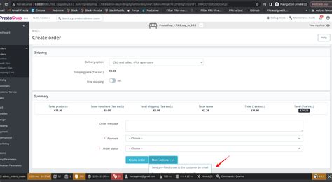 bo the items of more actions when creating an order on bo are badly