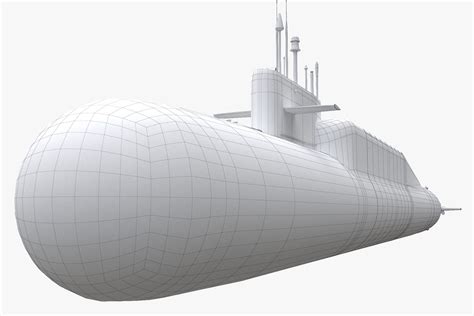 Russian Submarine Delta Class 667 3d Model 89 Max Fbx Obj Free3d