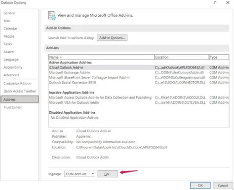 Icloud Outlook Add In Problem Amelaca