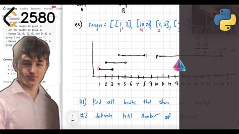 Leetcode 2580 Count Ways To Group Overlapping Ranges Youtube
