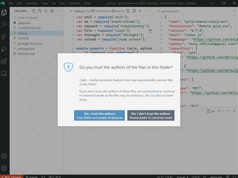Modal Dialog Is Too Easy To Bypass · Issue 122520 · Microsoftvscode