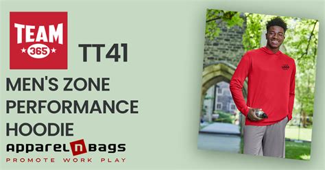 Team 365 Tt41 Team 365 Tt41 Mens Zone Performance Hoodie