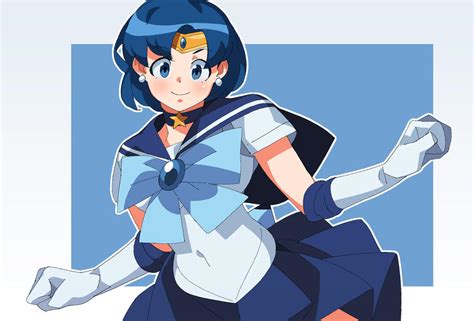 Sailor Moon Ami Sailor Mercury Fan Art By Nisego On DeviantArt