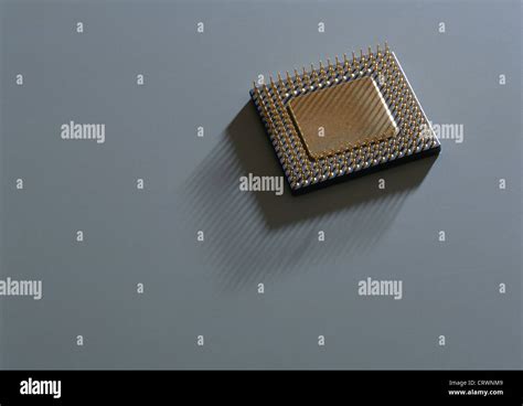 Computer Microchip CPU Stock Photo Alamy
