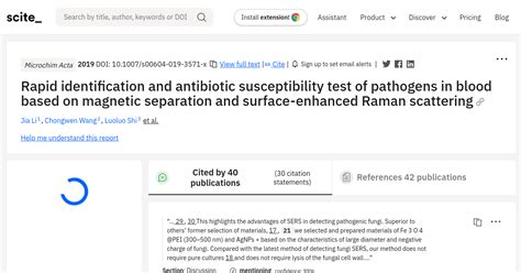 Rapid Identification And Antibiotic Susceptibility Test Of Pathogens In