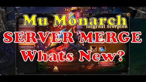 Mu Monarch Sea Server Merge Update Whats New Youtube