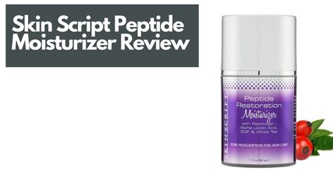 Skin Script Rx Peptide Restoration Moisturizer Review Mr Product Reviews