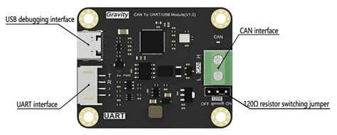 Gravity Can To Uartusb Ttl Converter Communication Module Dfrobot
