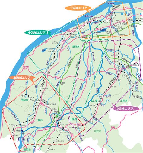 【散策ルートマップ】信濃川下流河川事務所