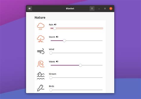 blanket ambient noise app for linux that helps you stay focused and
