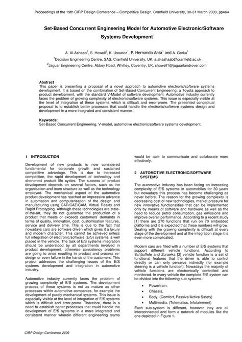 pdf set based concurrent engineering model for automotive electronic