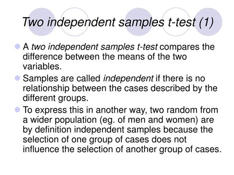 Ppt T Tests And Nonparametric Tests Powerpoint Presentation Free