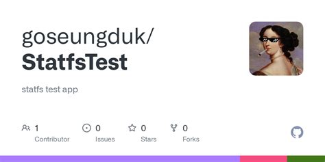 GitHub Goseungduk StatfsTest Statfs Test App
