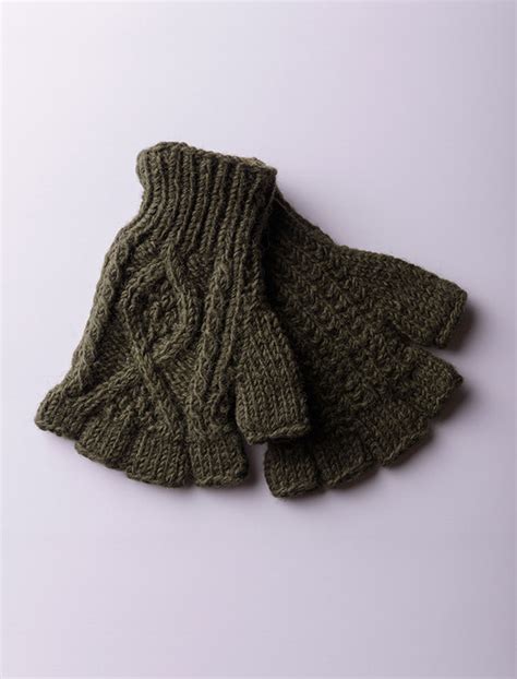 Ladies Aran Fingerless Gloves Aran Sweater Market