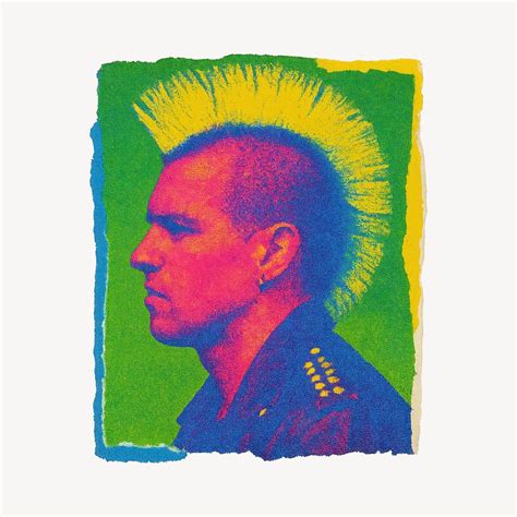 Vibrant Punk Mohawk Illustration Free Photo Illustration Rawpixel