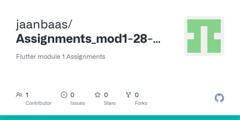 github jaanbaas assignments mod1 28 02 23 flutter module 1 assignments