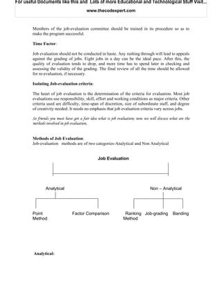 Job Evaluation PDF Resume Writing And Advice Job Search