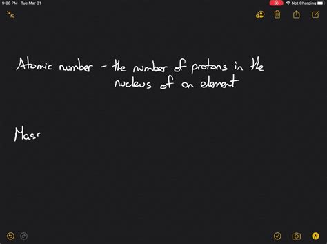 SOLVED What Is The Difference Between An Atoms Atomic Number And Numerade