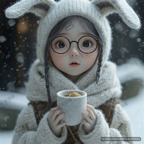 Ai创作图奶茶小女孩 儿插少女 喝奶茶的小姑娘 喝奶茶娃娃 儿插大雪 治愈系儿插 写实人物插画 插画款冬 软萌女孩 呆萌头像 写实唯美插画 软