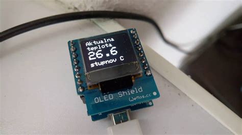 Weather Forecast On Wemos D1 Mini Oled Shield Esp8266 Youtube