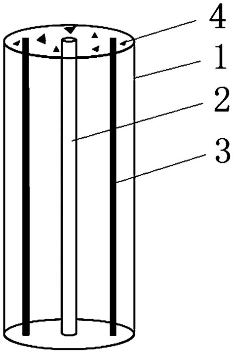 composite glass optical fiber for synchronously detecting optical