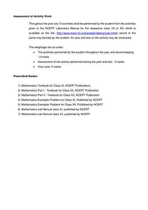 cbse class 12 maths syllabus cbse class 12 board chapters for maths