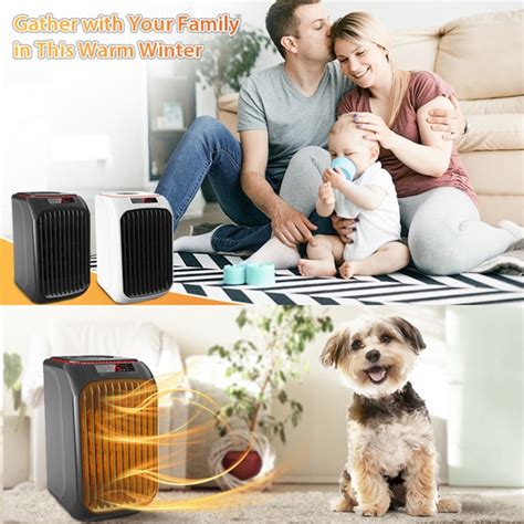 조용한 빠른 가열 가정용 미니 에너지 절약형 세라믹 히터 플러그 유형au 플러그흰색