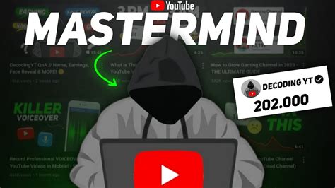 how decodingyt dominates youtube his secret to beat the youtube