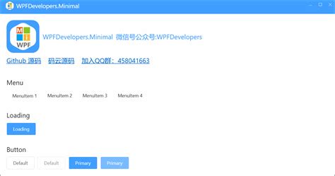Github Wpfdevelopersorgwpfdevelopersminimal This Is A Wpf Basic Control Welcome To Use 😊