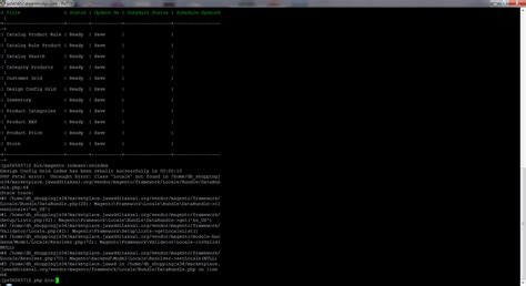 solved a technical problem with the server created an err magento