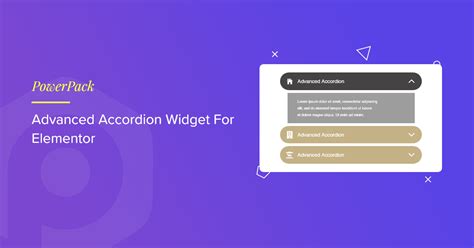 Advanced Elementor Accordion Widget - PowerPack Addons for Elementor