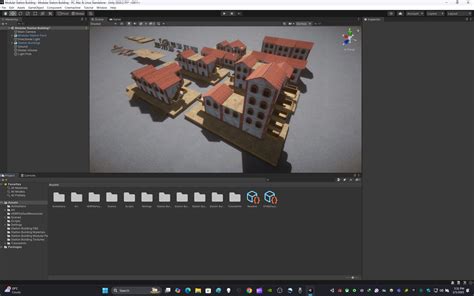 Modular Station Buildings 3d Render Digital Art By Apuart