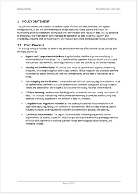 Professional Iso 27001 Data Backup Policy Template Stay Compliant