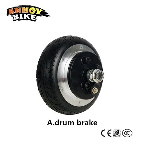 작은 6 전기 휠 모터 24 볼트 200 와트 350 와트 허브 모터 전기 스쿠터 모터 전기 자전거 스케이트 보드 휠 모터350w Hub Motorelectric